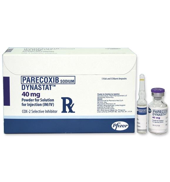 DYNASTAT Parecoxib Sodium 40mg Lyophilized Powder for IM/IV Injection 1 ...